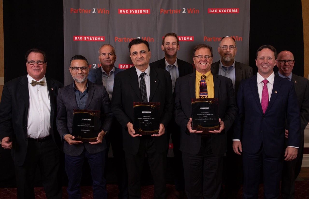BAE Systems awards HDT Global Supplier of the Year and Bronze Medallion ...